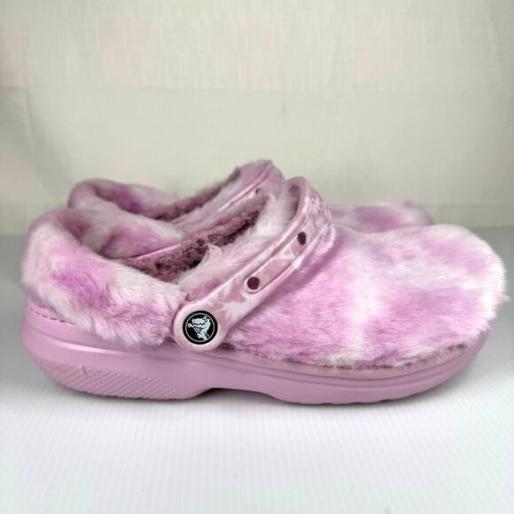 CROCS | Shoes | Crocs Fur Sure Classic Lined Clogs Women 7men 9 Street ...